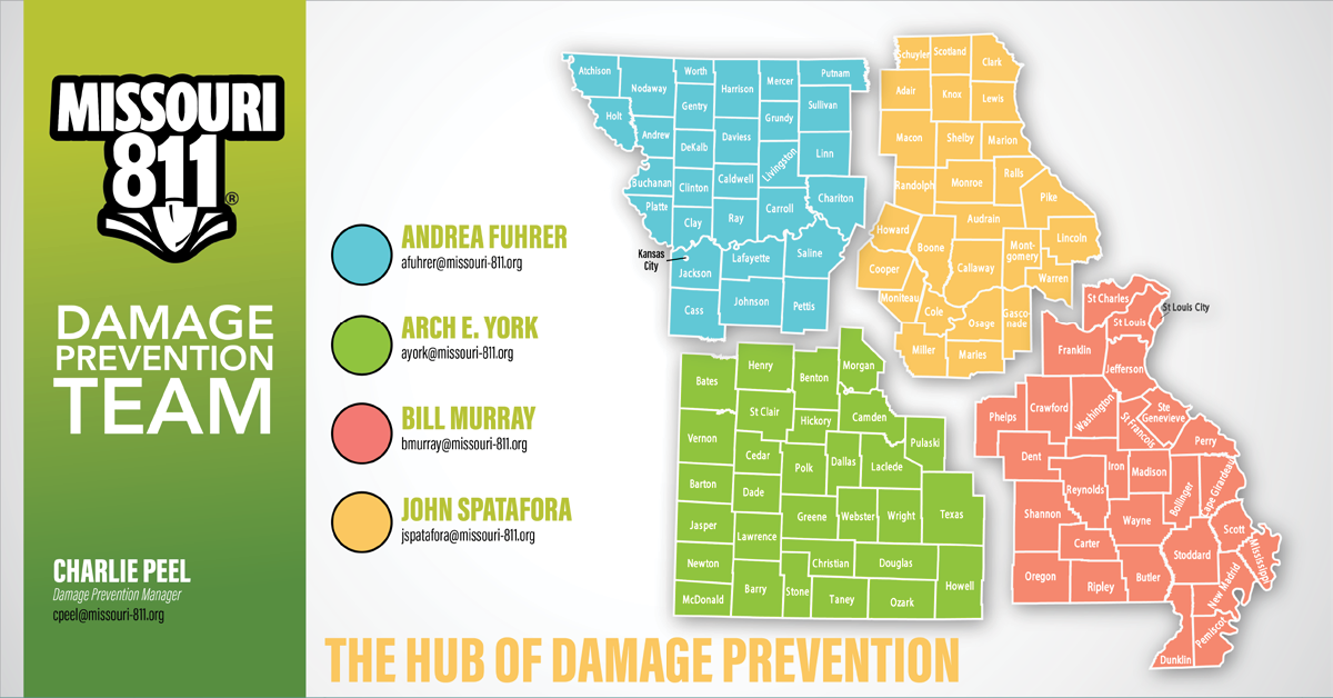 Missouri 811 Damage Prevention Team – Responsibilities