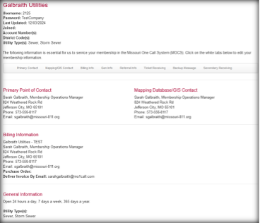 Updating Member Contact Information